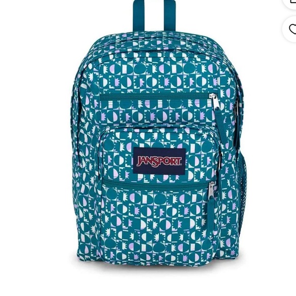 Jansport | Other | Jansport Blocky Teal Big Student Backpack New Nwt ...
